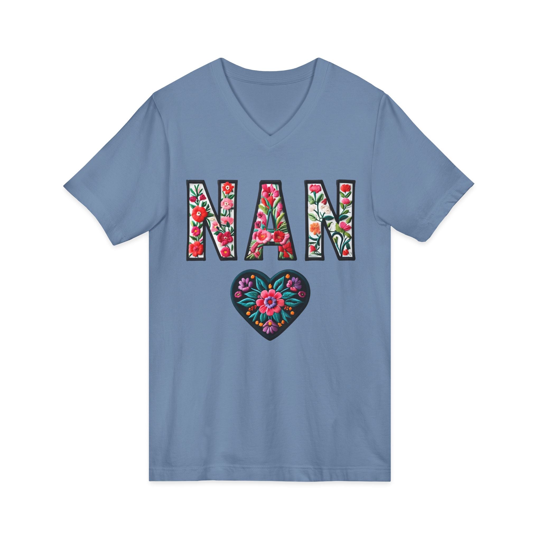 Nadia's Nan V-Neck Adult Shirt – Echo Rose Collective