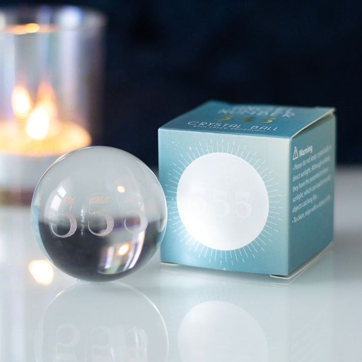 555 Angel Number Crystal Ball – Echo Rose Collective