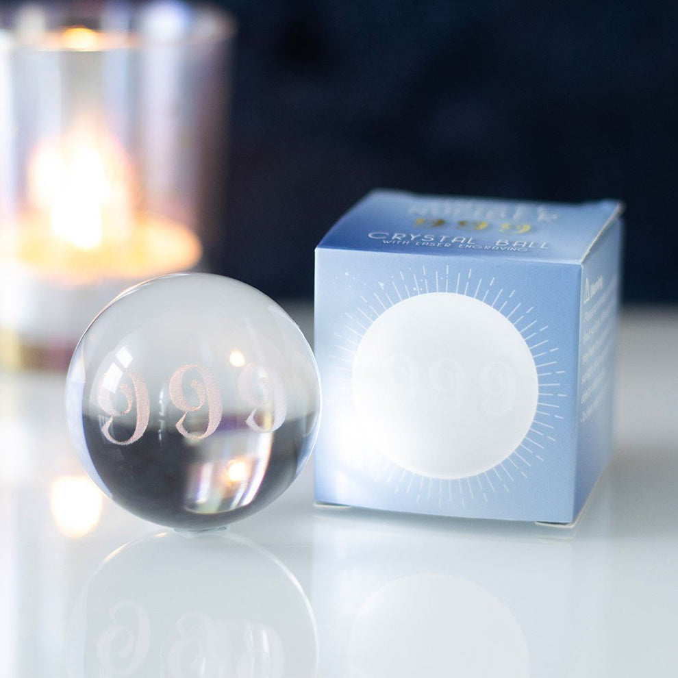 999 Angel Number Crystal Ball – Echo Rose Collective